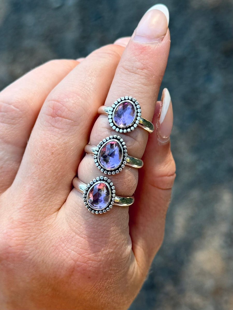 Amethyst Rings – Stone & Solder
